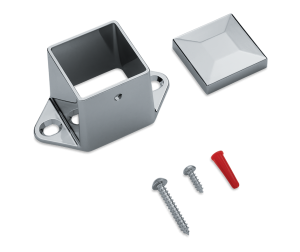 Aluminum Post Mounting Kit - | ASI Accurate Partitions