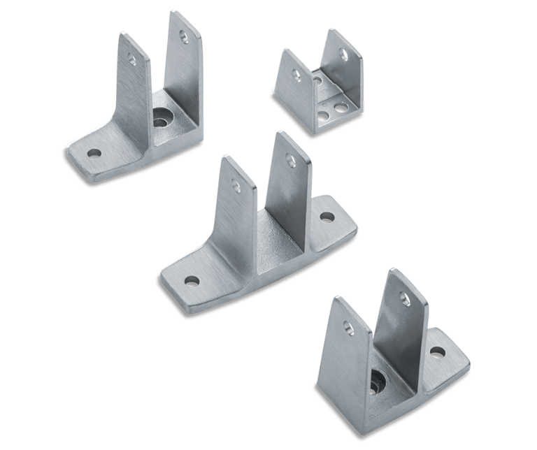 Stainless Steel Stirrup Brackets - | ASI Accurate Partitions